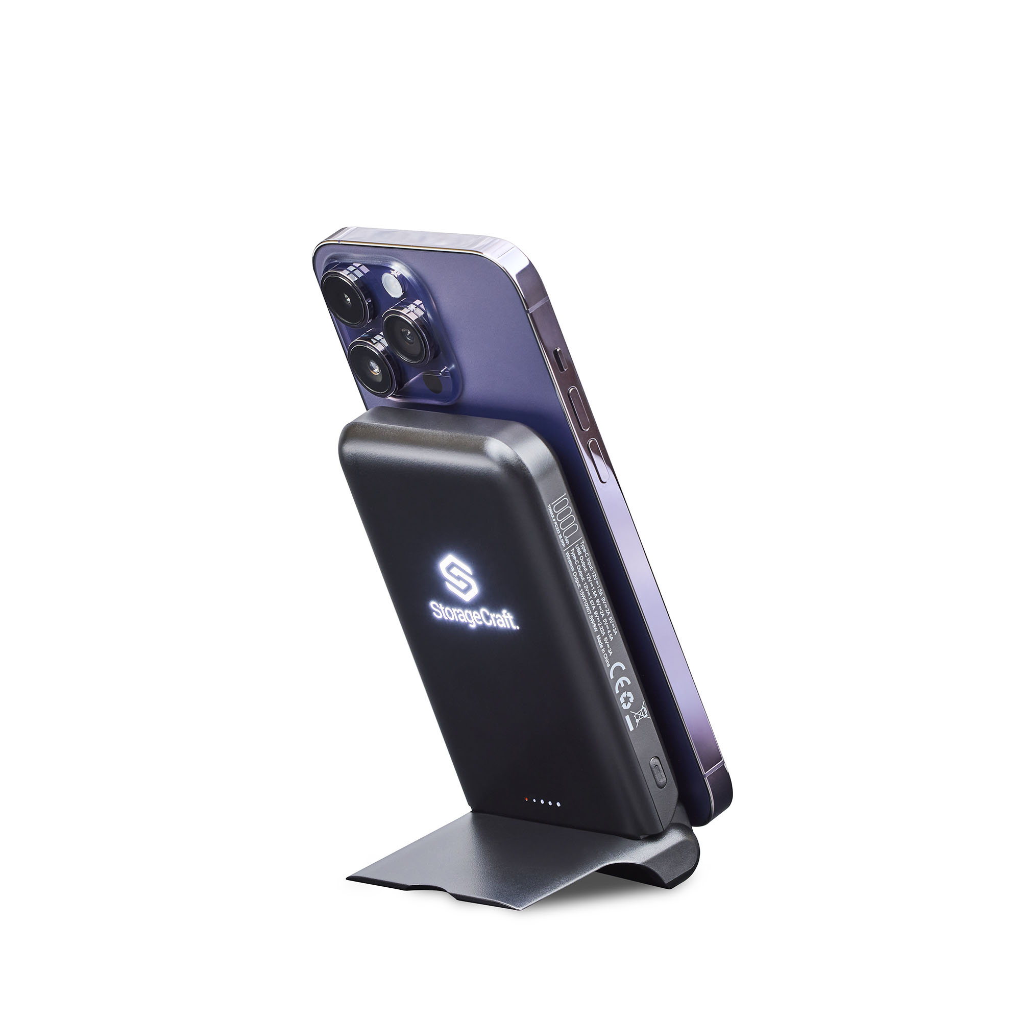 TomaxUSA :: Qi Wireless Charging :: Elara, 10,000 mAh MagSafe Light-Up ...