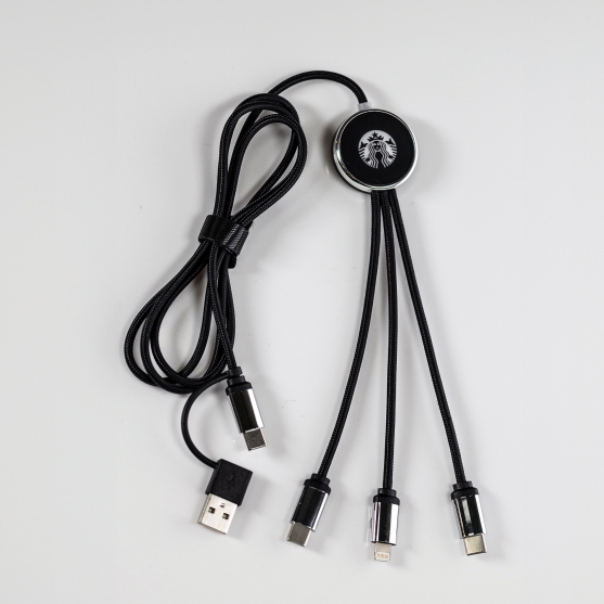 TomaxUSA :: Cables/Cords :: Illum 3-in-1 Light-Up Charging Cable with ...